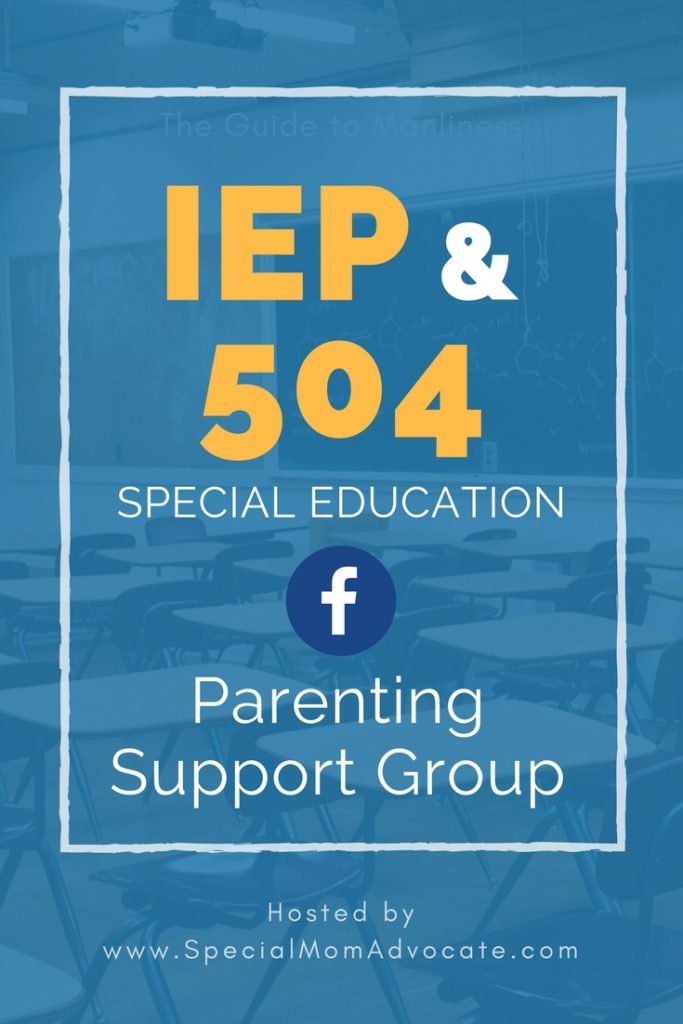 Special Education, IEP & 504 Parent Support Group | Special Mom Advocate