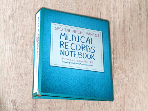 Special Needs Parents Medical Records Notebook | Special Mom Advocate