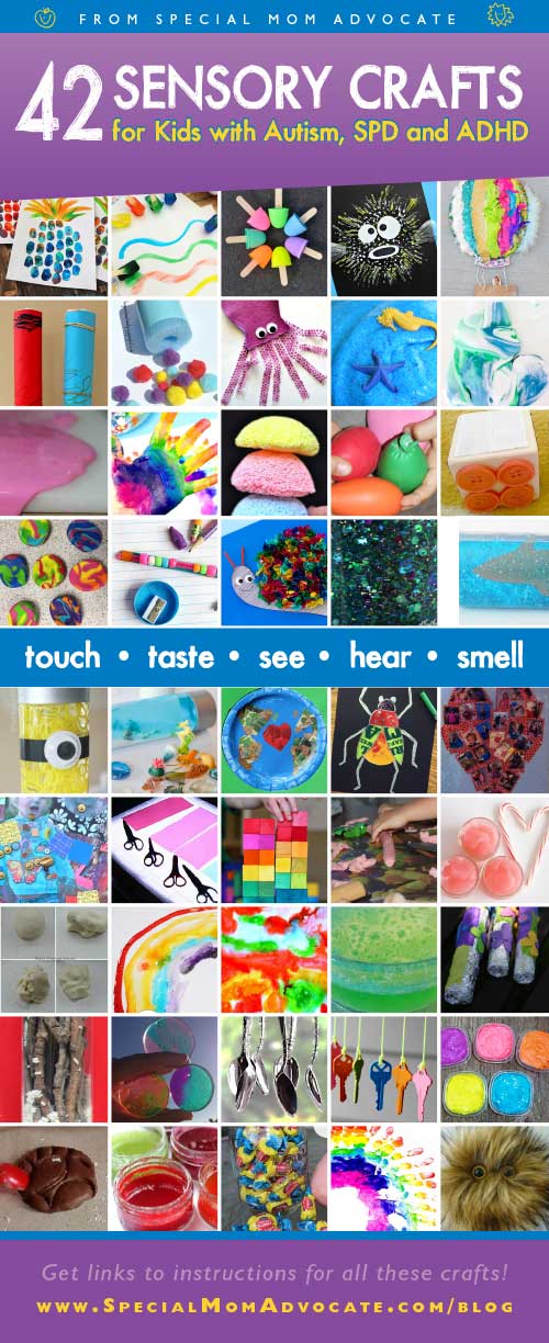 42 Sensory Crafts for Kids with Autism, SPD and ADHD | Special Mom Advocate